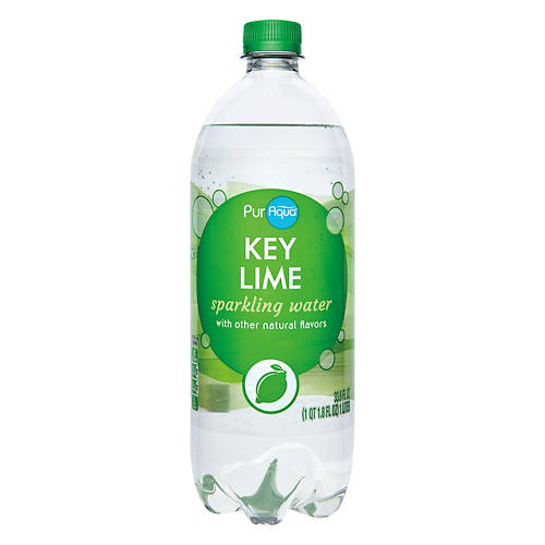 PurAqua Key Lime Sparkling Flavored Water, 33.8 fl oz